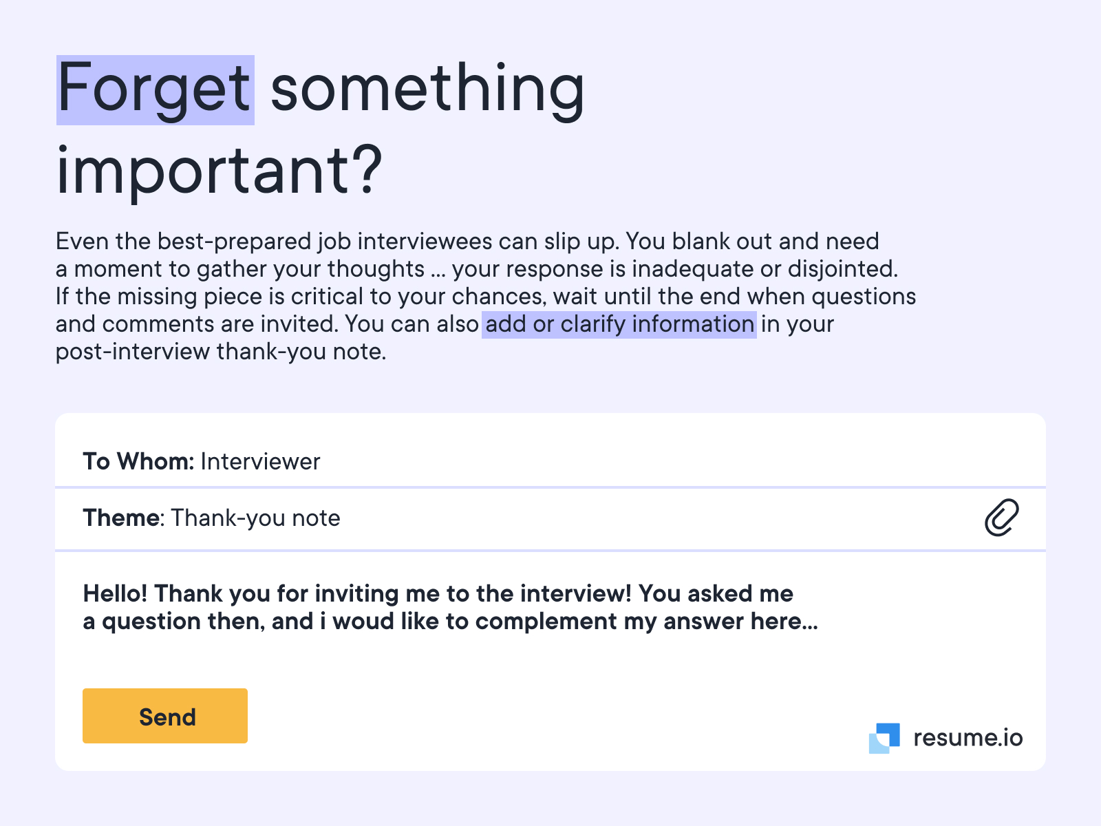 Thank You Email After Interview With Examples Resume io