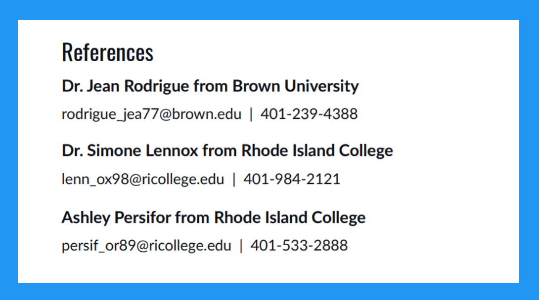When And How To Include References On A Resume Resume io