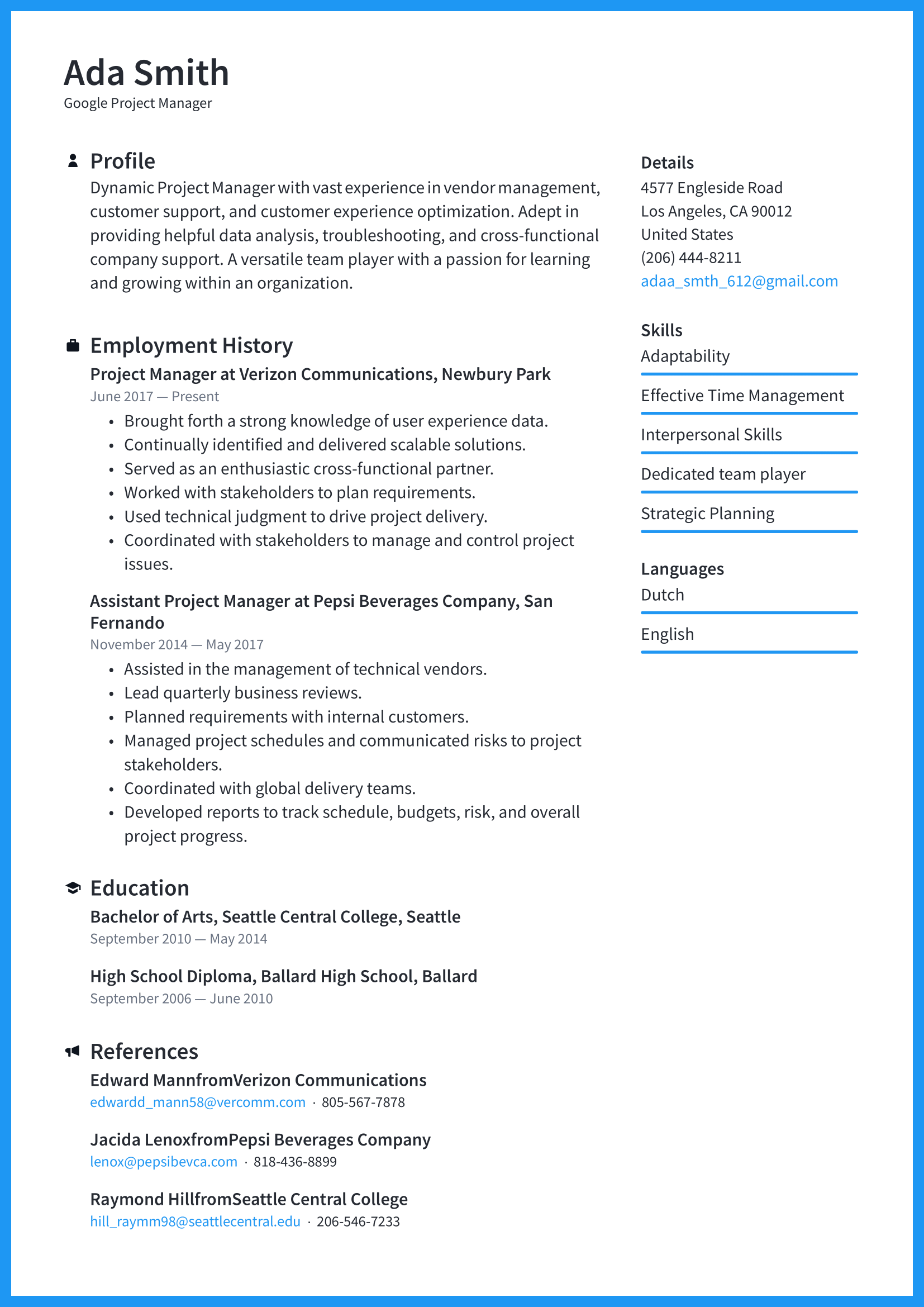 How To Write A Chronological Resume Resume io