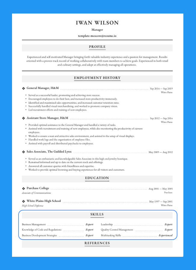 How To List Hard Skills On Your Resume Resume io