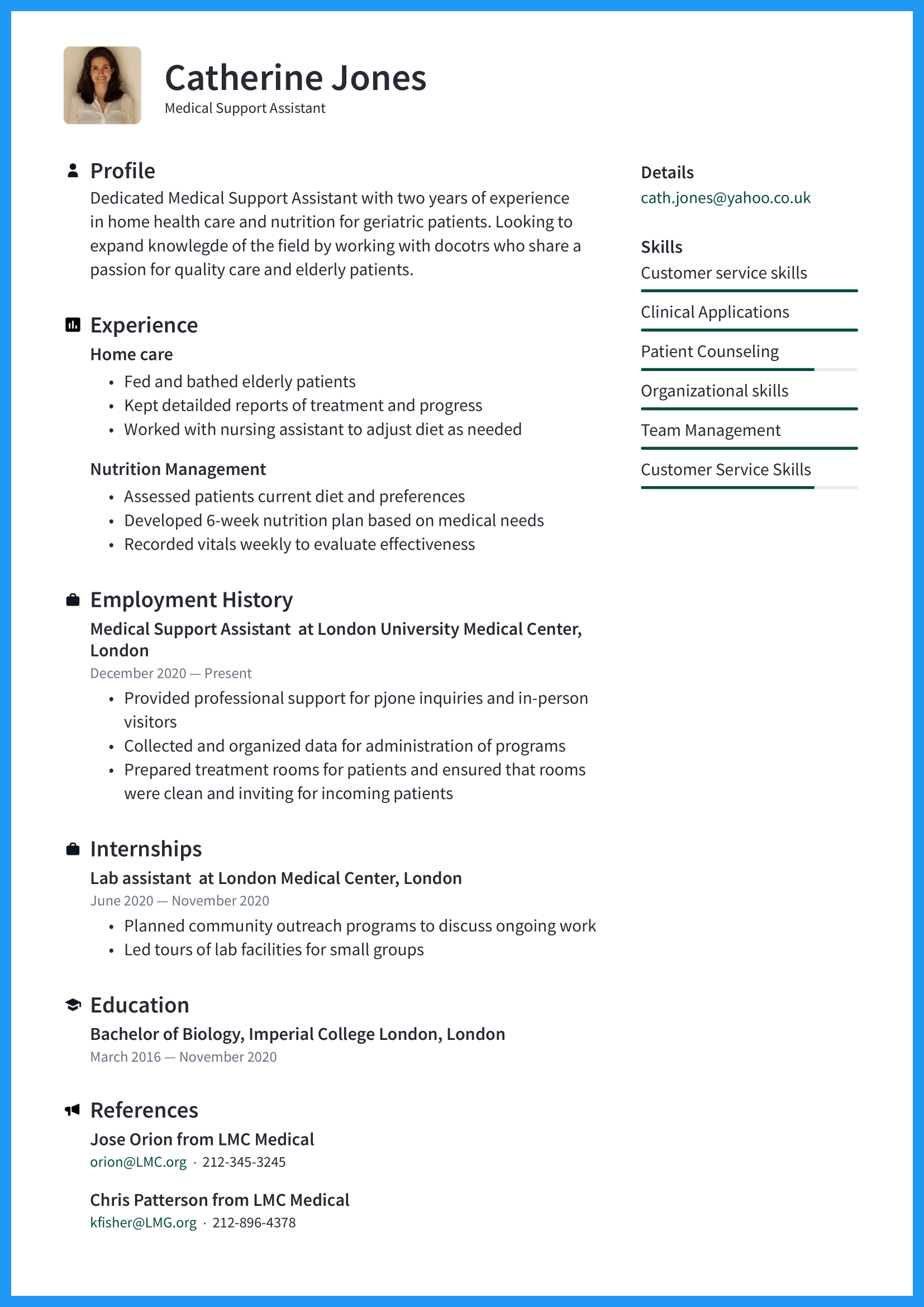 Best CV Format 2023 UK Examples Resume io
